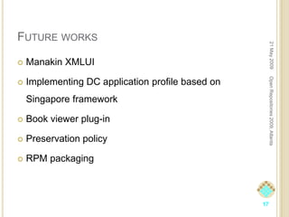 Eiah's Experience In Localization And Customization Of Dspace | PPTX