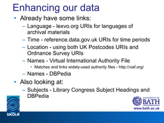 Linked Data - the Future for Open Repositories? | PPT