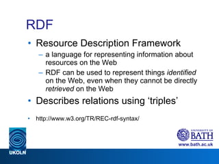 Linked Data - the Future for Open Repositories? | PPT