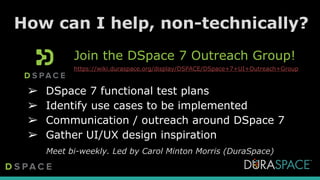 On the Road to DSpace 7: Angular UI + REST | PPT