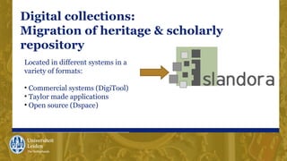 Roadmap for the management of 3 million digital objects. Towards a ...