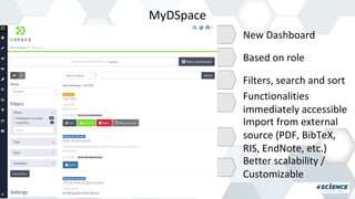 Or2019 DSpace 7 Enhanced submission & workflow | PPTX