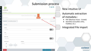 Or2019 DSpace 7 Enhanced submission & workflow | PPTX