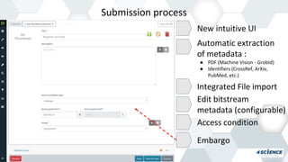 Or2019 DSpace 7 Enhanced submission & workflow | PPTX