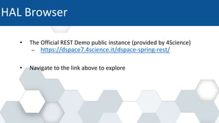 OR2019 DSpace 7: Open for integration | PPT