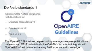 DSpace-CRIS 7: What is Coming? OR2020 | PPT