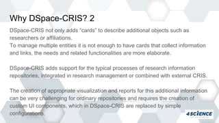 DSpace-CRIS 7: What is Coming? OR2020 | PPT