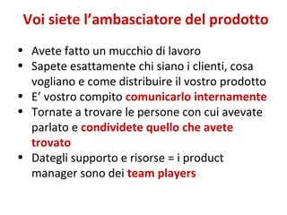 2. Gli altri 5 consigli su come essere un grandioso Product Manager | PPT