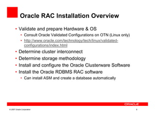 Ora10g Rac Best Practices | PPT