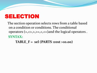 OrACLE RELATIONAL | PPT