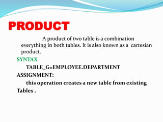 OrACLE RELATIONAL | PPT
