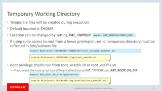 Oracle ORAchk & EXAchk overview | PPT