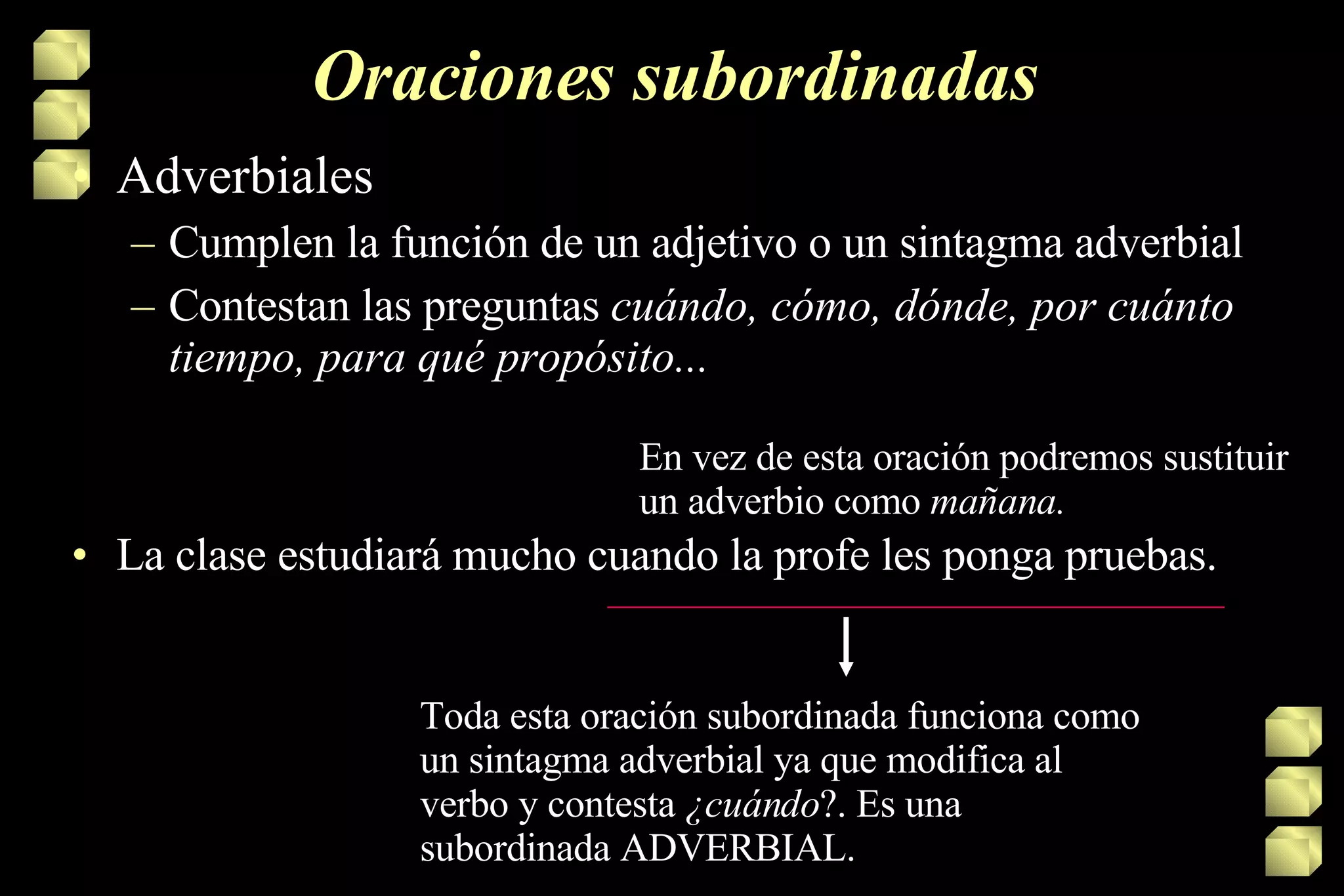Tipos de Oraciones | PPT