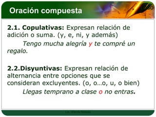 Oraciones compuestas | PPTX