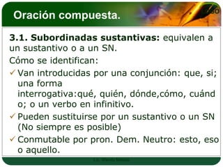 Oraciones compuestas | PPTX