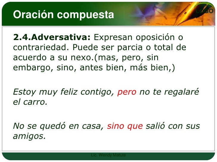 5 Ejemplos De Oraciones Simples Y Compuestas Coleccin