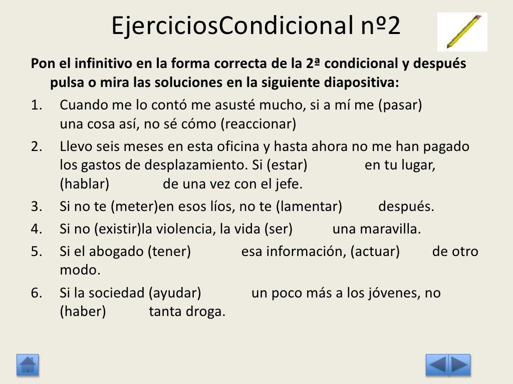 50 Ejemplos De Oraciones Condicionales – LECAGR