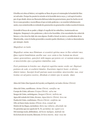 Oraciones para pedir protección | DOCX