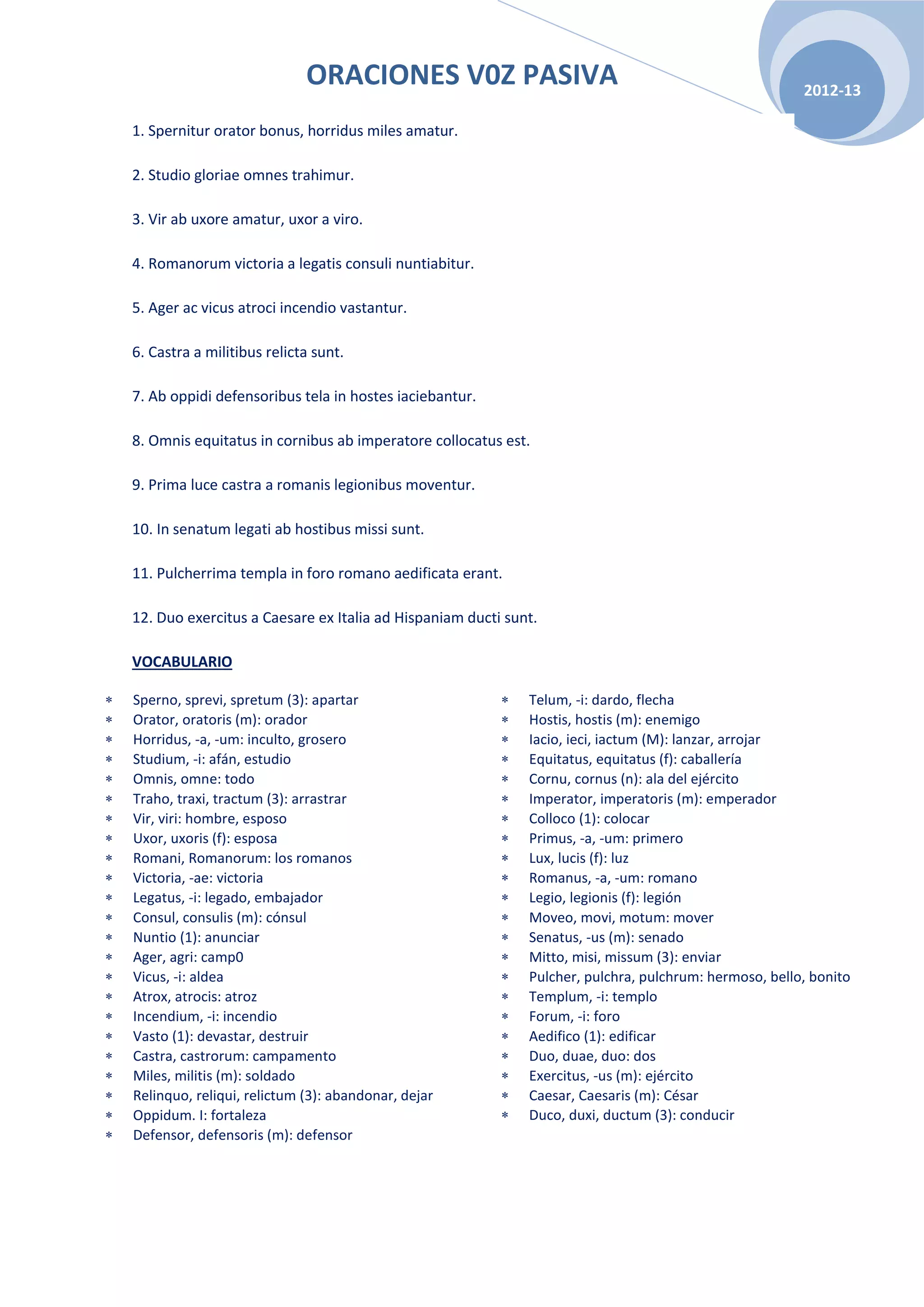 Oraciones pasiva 1 | PDF