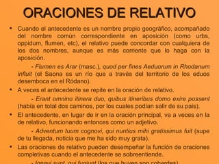 Oraciones Relativo | PPT