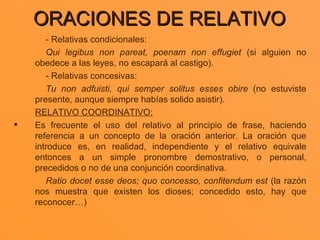 Oraciones Relativo | PPT