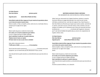 antologia de cantos y oraciones religiosas | DOCX