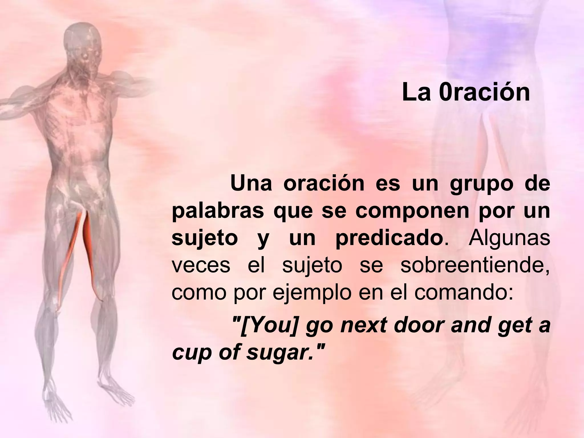 Oracion tipos (1) | PPTX | Lung and Respiratory Health | Diseases and Conditions