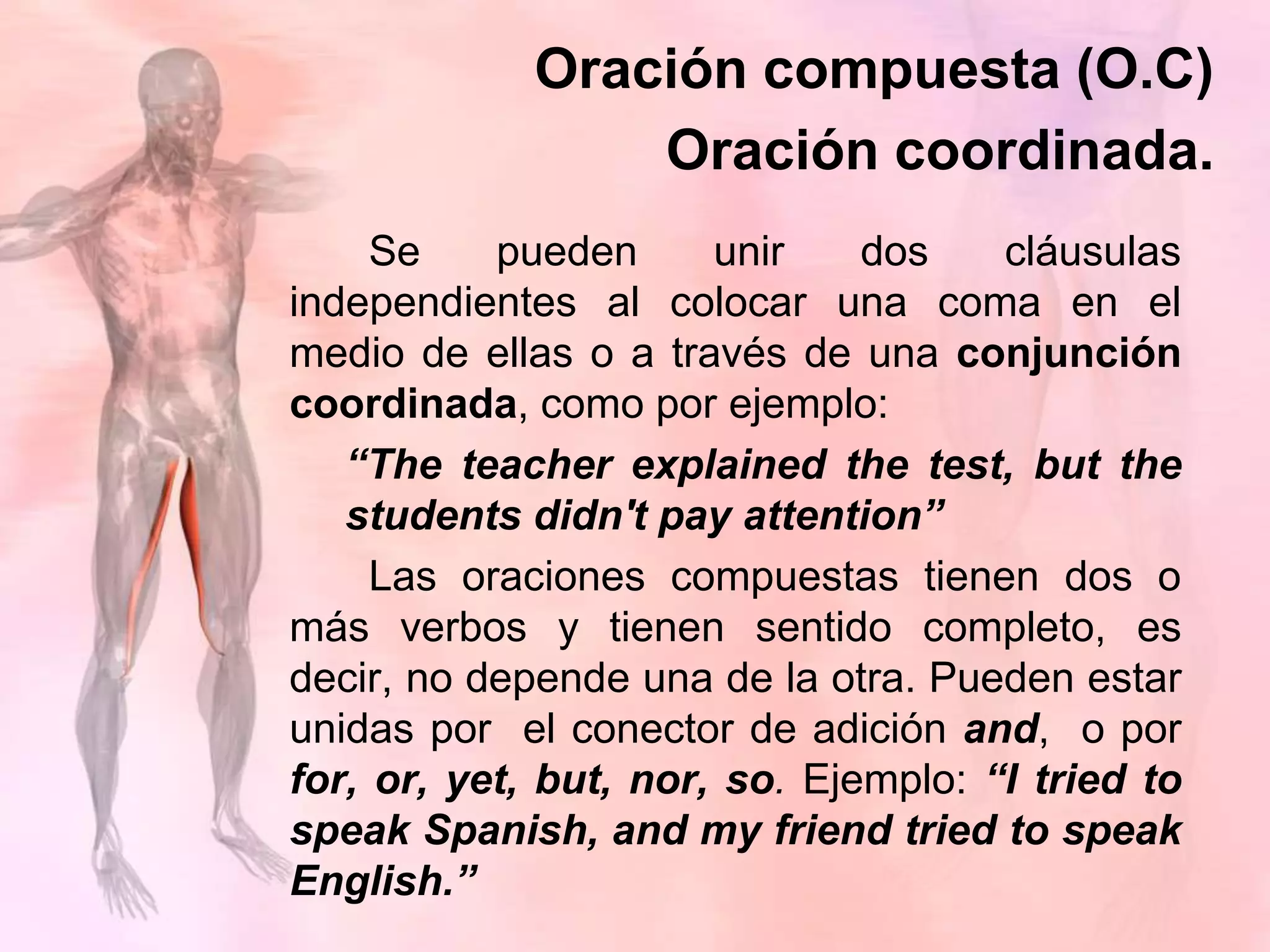 Oracion tipos (1) | PPTX | Lung and Respiratory Health | Diseases and Conditions