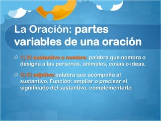 Oración | PPTX