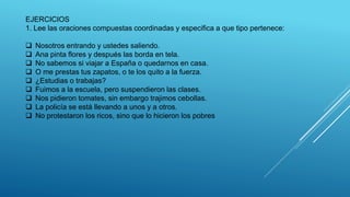 La Oración simple y Compuesta | PPTX
