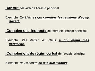 Subordinada substantiva | PDF