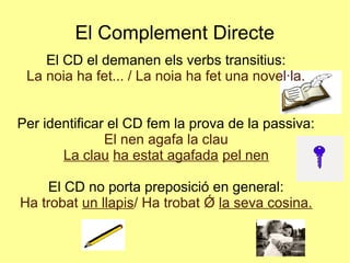 Oració simple cd ci crv | ODP