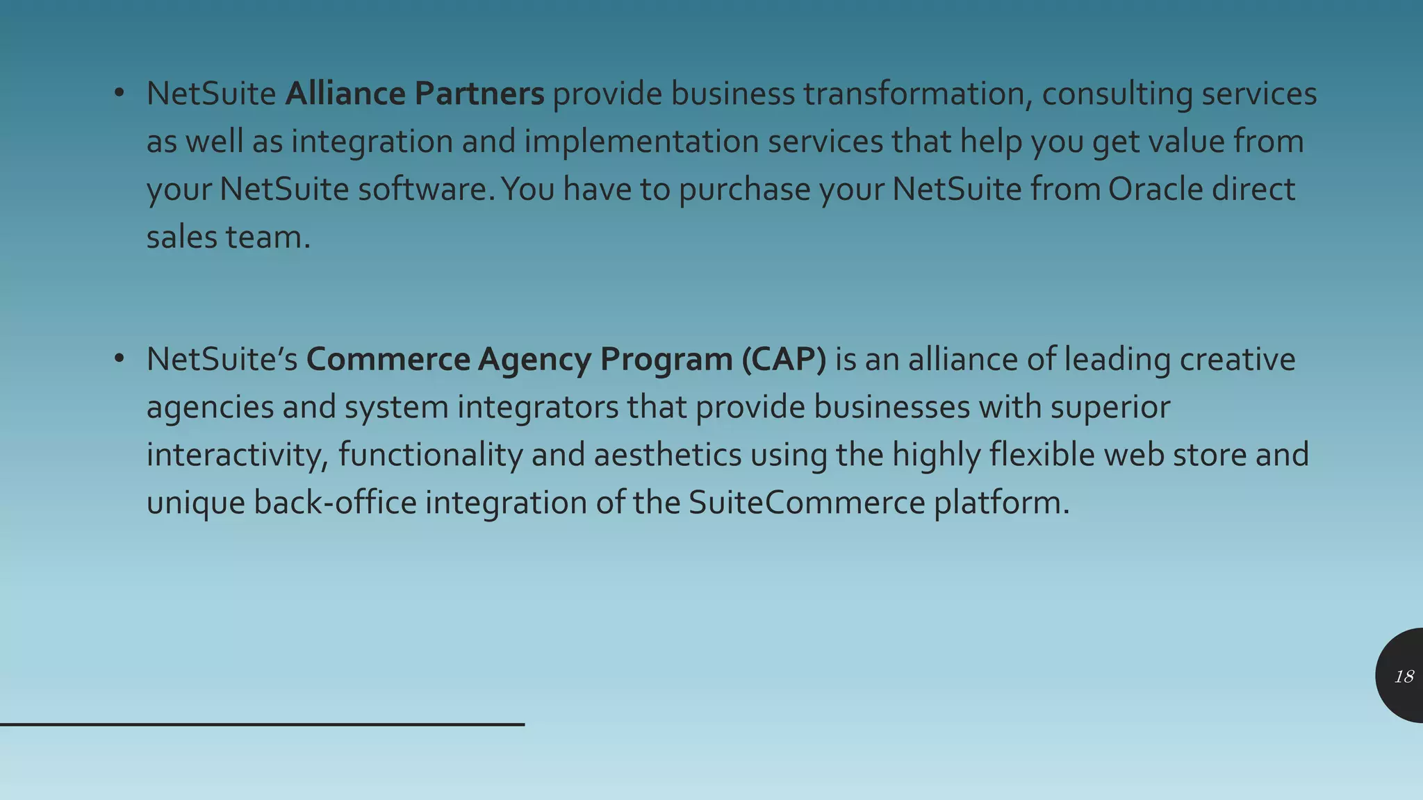 Oracle NetSuite Cloud Enterprise Resource Planning System | PPTX