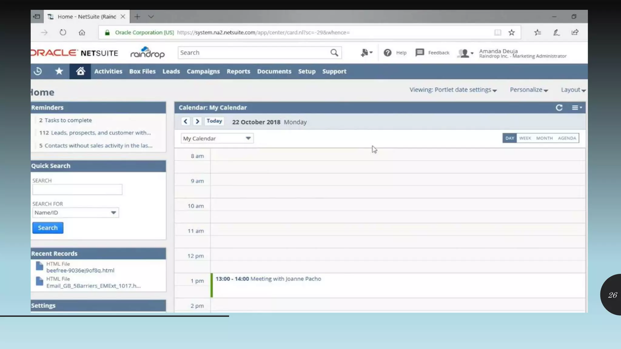 Oracle NetSuite Cloud Enterprise Resource Planning System | PPTX