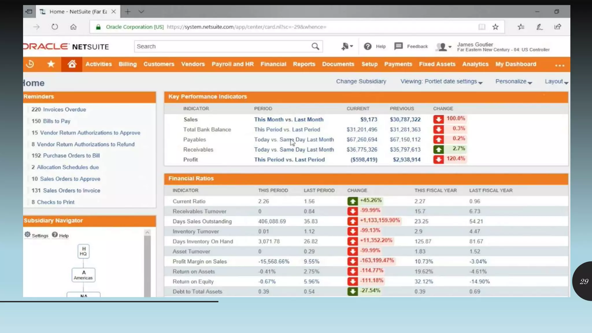 Oracle NetSuite Cloud Enterprise Resource Planning System | PPTX