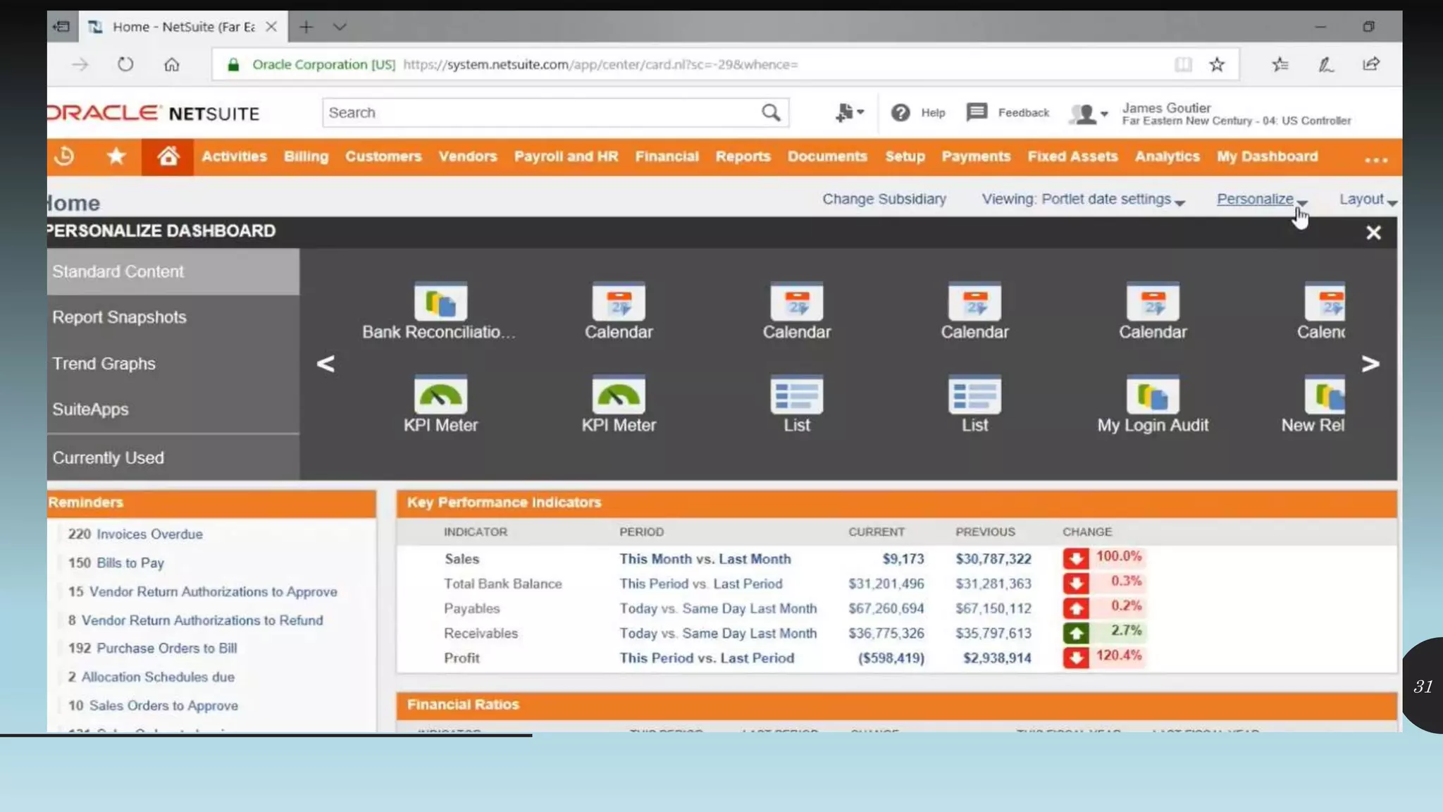 Oracle NetSuite Cloud Enterprise Resource Planning System | PPTX