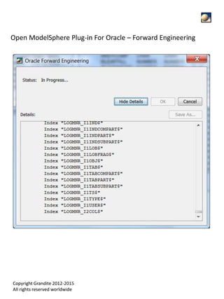 Oracle Plug-in For Open ModelSphere | PPTX