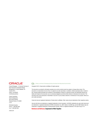 Oracle 12c-asm-overview | PDF