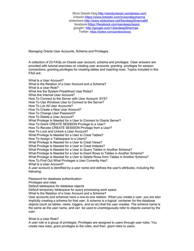 Oracle Complete Interview Questions