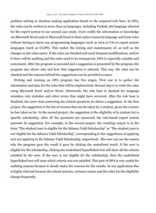 Rule-based expert systems for supporting university students | PDF