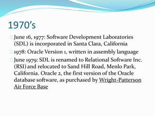 Oracle | PPTX
