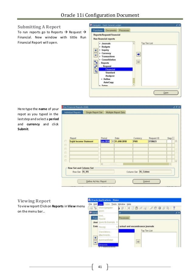 Oracle 11i Configuration Document