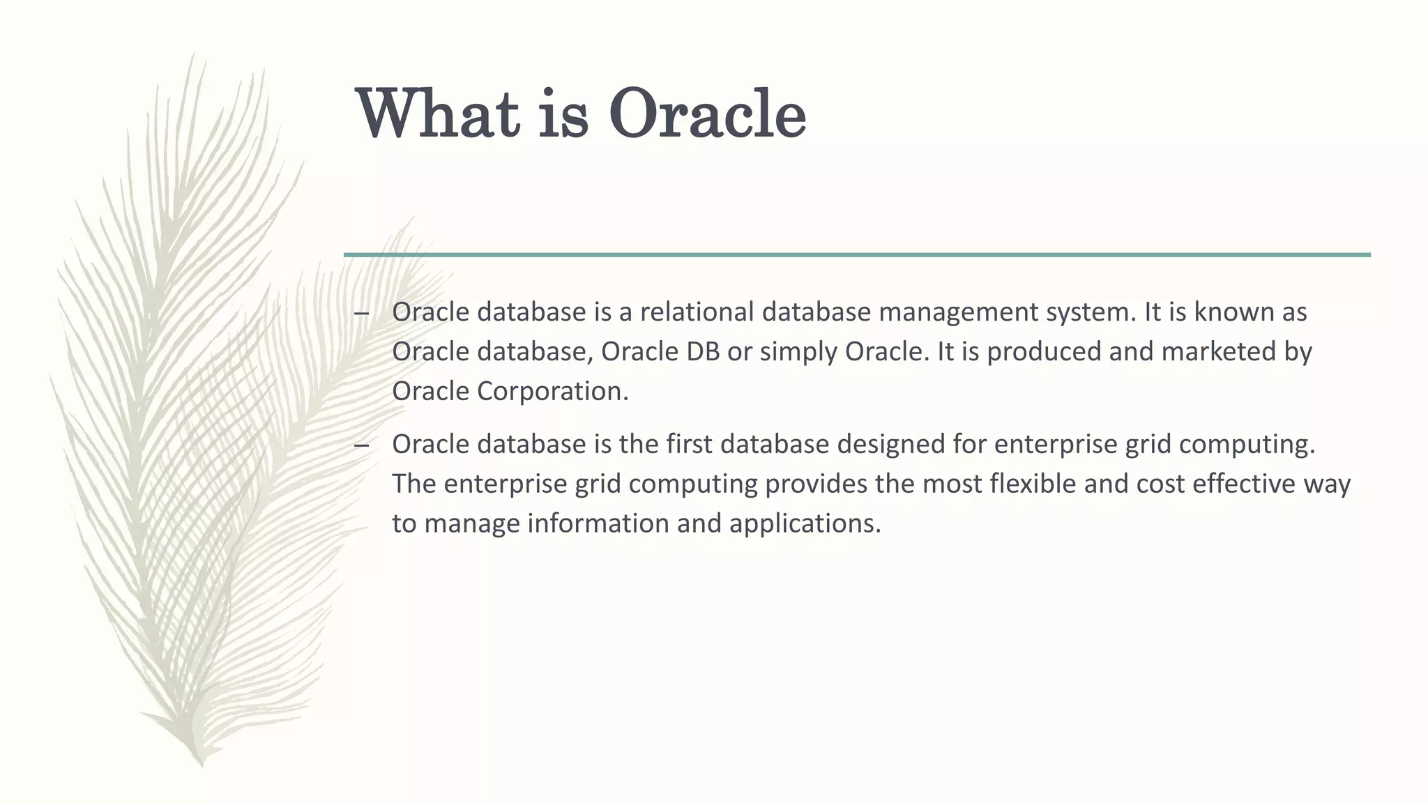 Oracle | PPTX