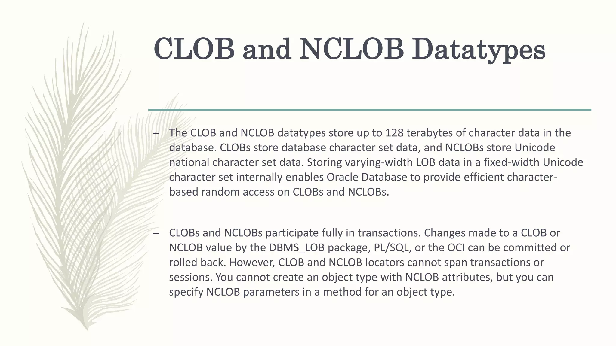 Oracle | PPTX | Databases | Computer Software and Applications