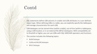 Oracle | PPTX | Databases | Computer Software and Applications