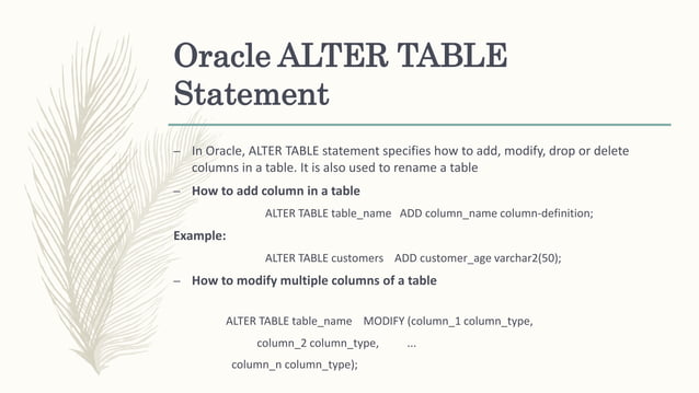 Oracle | PPTX | Databases | Computer Software and Applications