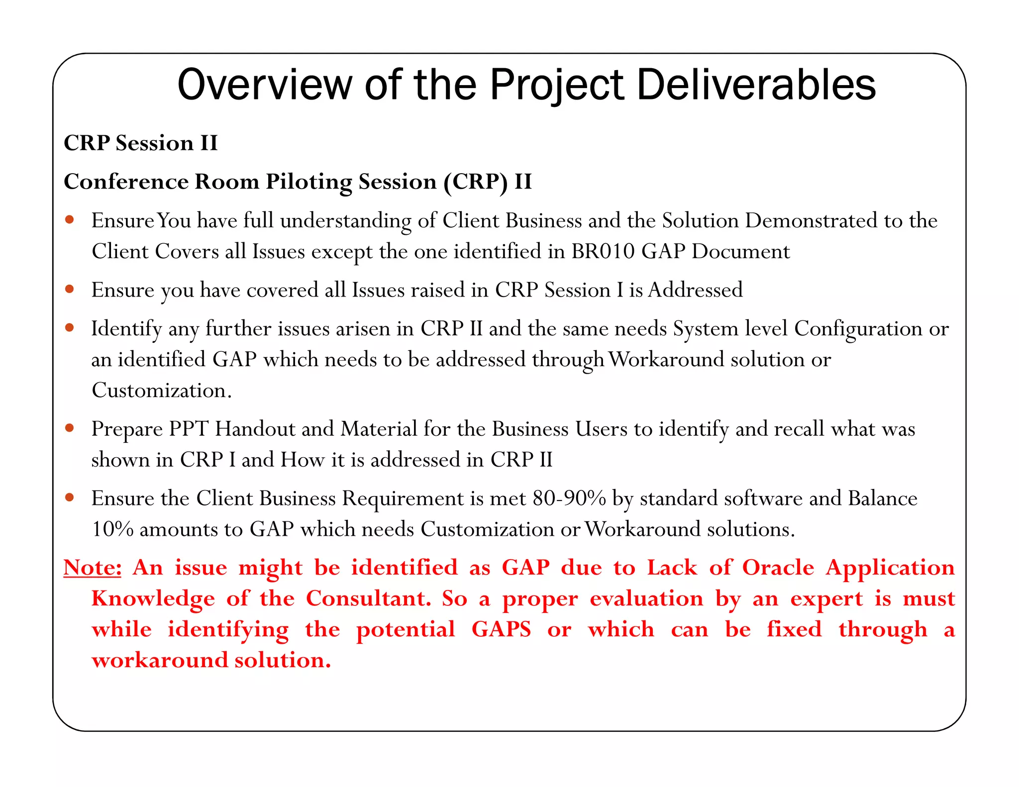 Oracle aim-project-management-methodology | PDF