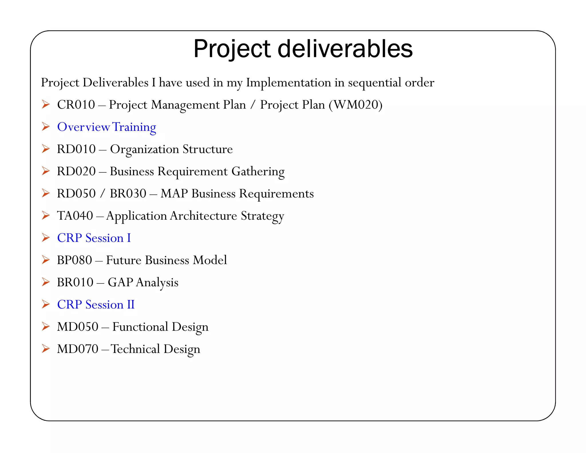 Oracle aim-project-management-methodology | PDF