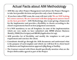 Oracle aim-project-management-methodology | PDF