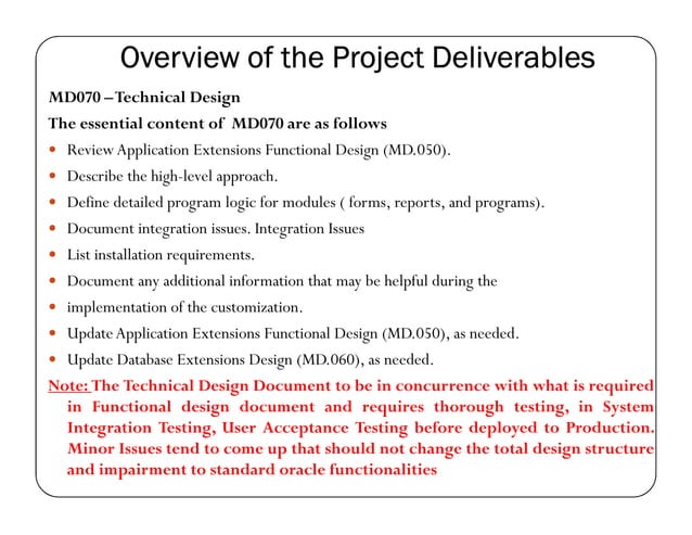 Oracle aim-project-management-methodology | PDF